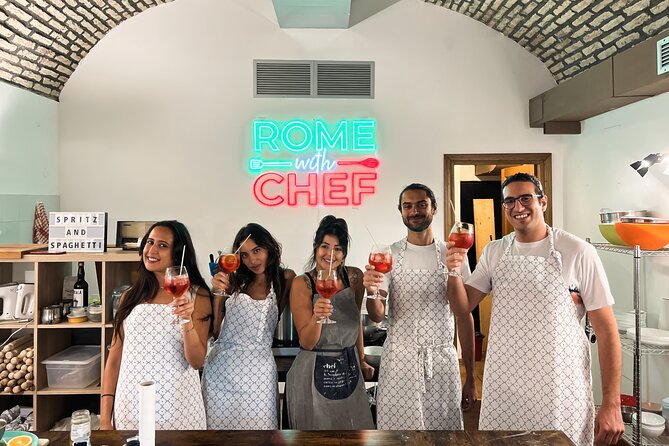 Spritz and Spaghetti: Small Group Tipsy Cooking Class - Considerations: What’s Not Included