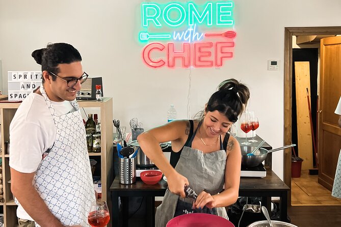 Spritz & Spaghetti: Tipsy Cooking Class in Rome - Booking Information