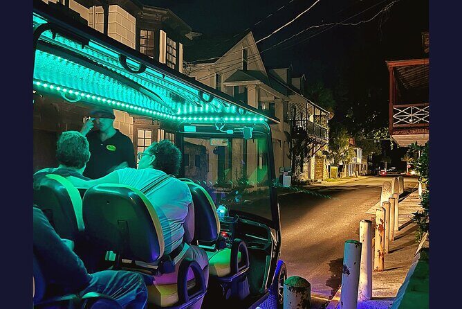 St. Augustine Ghost Tour on Premium Golf Cart with PiCk Up - Who Will Love This Tour?