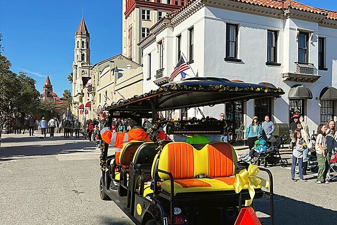 St. Augustine Private Tour on Premium Electric Cart with Pick Up - A Perfect Introduction to St. Augustine’s Highlights