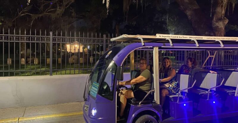 St Augustine: Riding with the Ghosts Golf Cart Tour - Exploring the Itinerary: What You’ll See and Experience