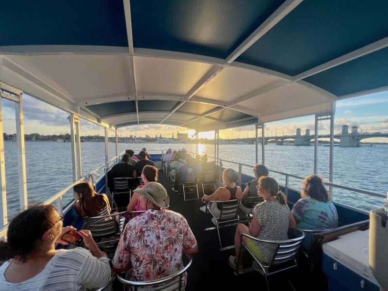 St. Augustine: Sunset Boat Tour with Dolphin Spotting - Key Points