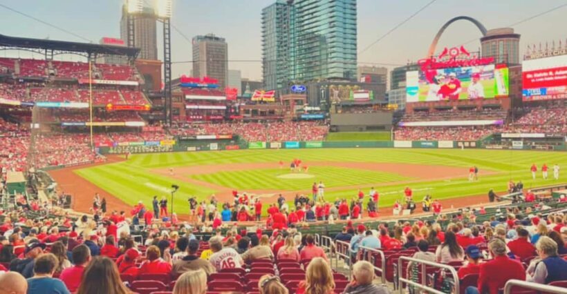St Louis Cardinals Baseball Game at Busch Stadium - An Authentic Baseball Experience at Busch Stadium