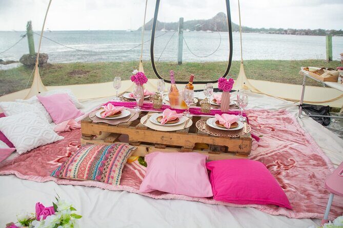 St Lucia Beachfront Sunset Picnics - The Experience in Detail