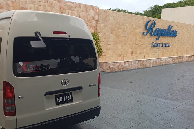 St. Lucia Private Airport Transfers from UVF (GROUPS of 4) - Key Points
