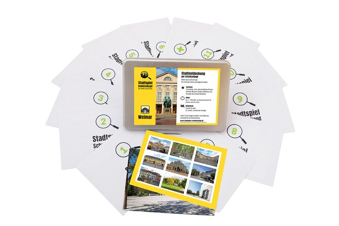 Stadtspiel scavenger hunt Weimar - independent city tour I discovery tour - FAQ