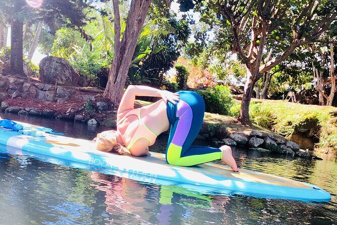 Stand-Up Paddle Yoga on the North Shore of Oahu - The Sum Up