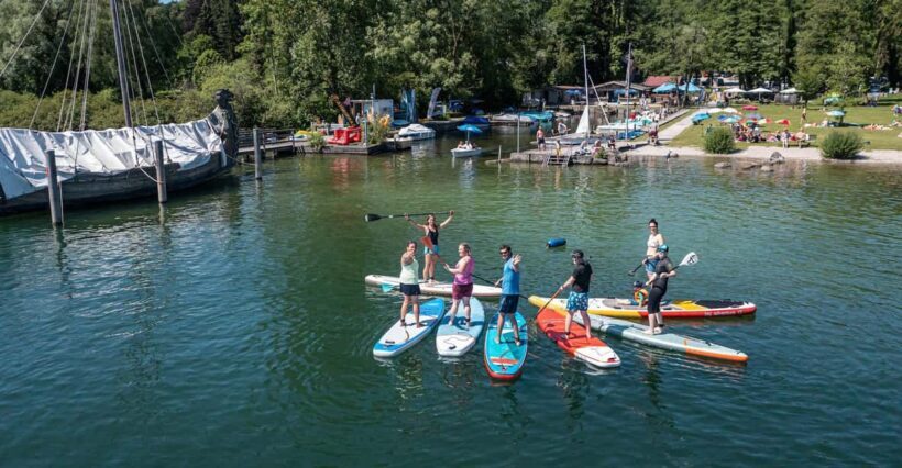 Stand Up Paddling at lake Chiemsee - The Experience in Detail