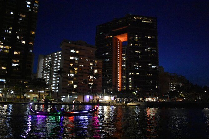Starlight Waikiki Gondola Cruise (non shared) evening/moonlight - Authentic Experiences and Authenticity