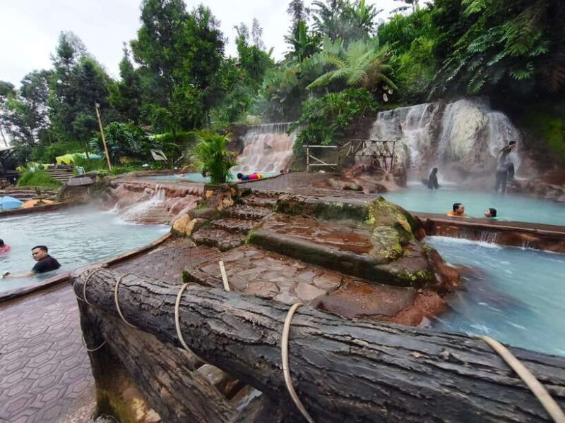 Start 10am Bandung Group Tour Volcano, Waterfalls, Hotspring - The Value and Practicalities