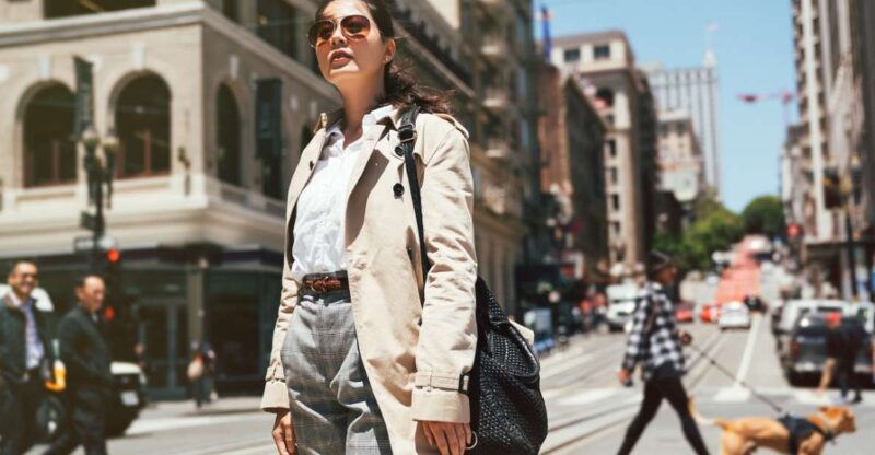 Street-style photoshoot in San Francisco Theater District - Key Points