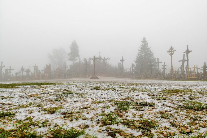 Sunrise at the Hill of Crosses - 2 Countries in 1 Day - Experiencing the Sunrise at the Hill