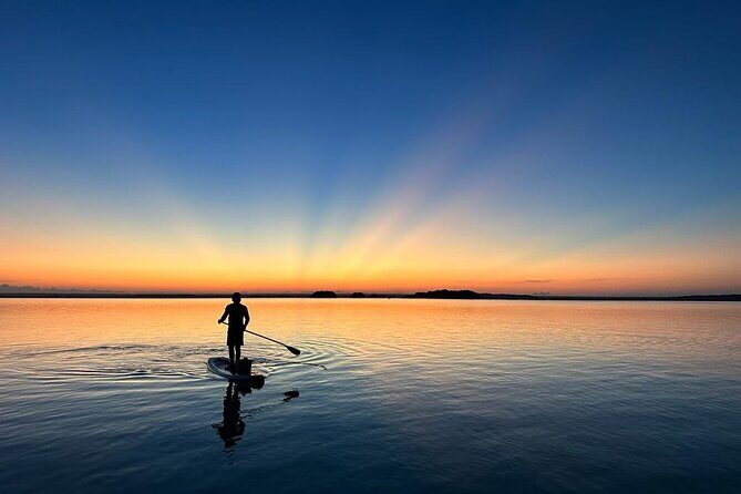 Sunrise on Paddleboard with breakfast in the lagoon of 7 colors - Discovering the Sunrise Paddleboard Experience in Bacalars Lagoon of Seven Colors