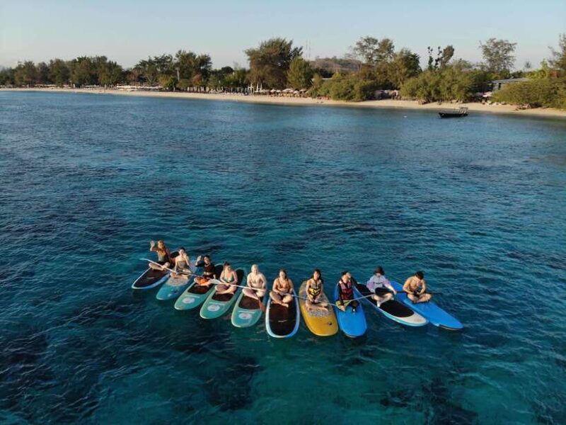 Sunrise Stand Up Paddle Board With DRONE SHOOT - Discover the Magic of a Sunrise Paddle Board Tour in West Nusa Tenggara