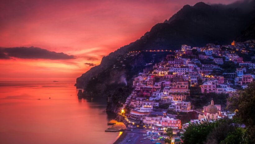 Sunset boat experience in Positano - Key Points