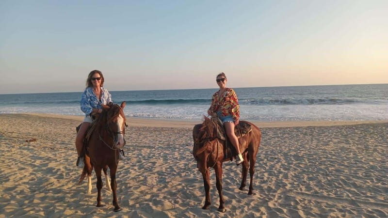 Sunset by Horse on the Beach - Key Points