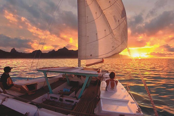 Sunset Cruise : Moorea Sailing on a Catamaran named Taboo - A Detailed Look at the Sunset Cruise Experience