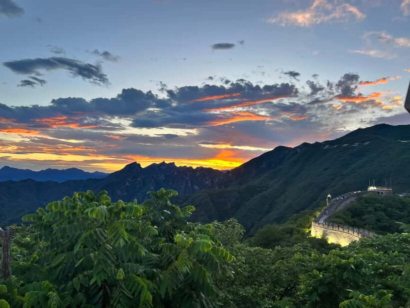 Sunset Glow at Mutianyu Great Wall Night Bus Tour+Ticket - The Sum Up