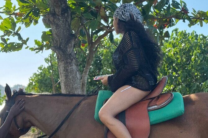 Sunset Horseback Riding and Swim Tour - Key Points