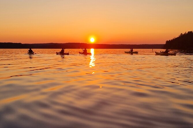 Sunset kayak tour with fika on Stockholms lakeside - Key Points