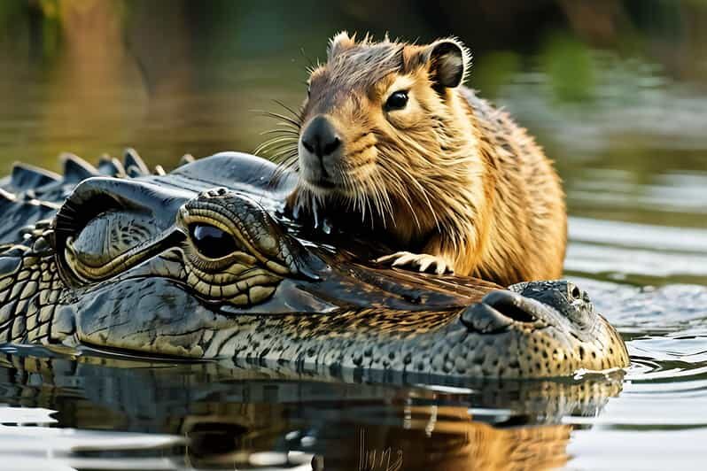 Sunset safari, alligators and capybaras. - The Sum Up