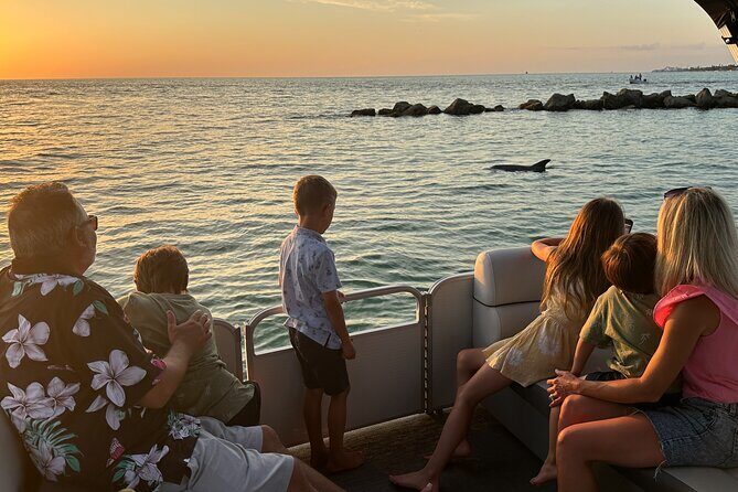 Sunset Tour in Naples Bay on a New Godfrey- All included - An Up-Cclose Look at the Naples Bay Sunset Cruise