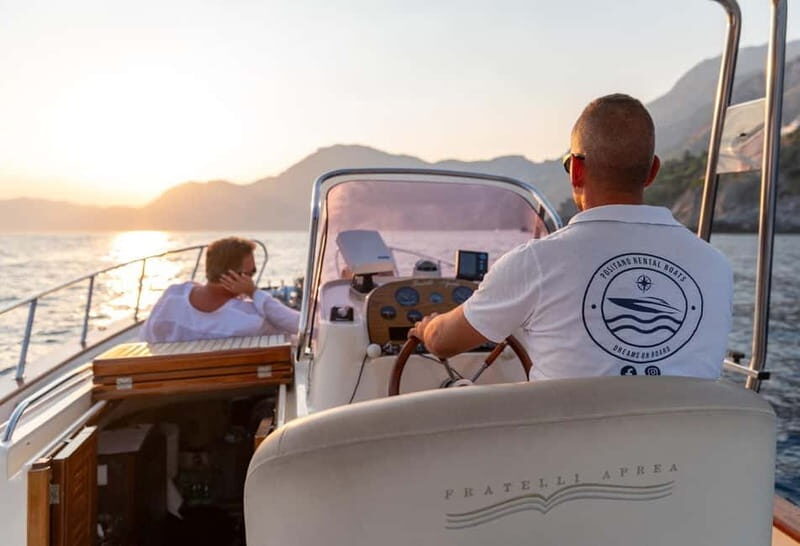 Sunset tour on private boat from Positano or Praiano - An Ideal Way to View the Amalfi Coast’s Sunset