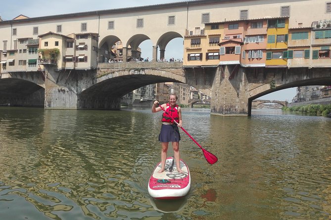 SUP at Ponte Vecchio With a Floating Drink - Florence Paddleboarding - What to Expect on the Tour