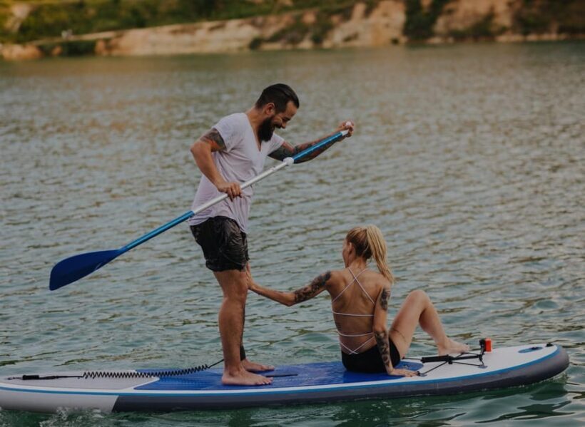 SUP Safari - Catamaran Cruise Dia Island & Gourmet Delights! - Duration & Group Size