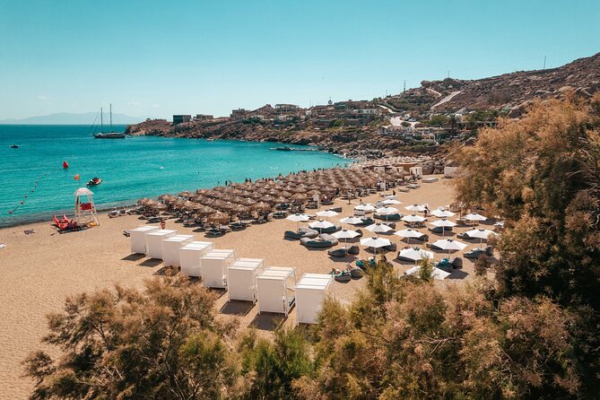 Super Paradise Beach Mykonos Seaside Sunbed (3rd & 4th Row) - Transportation and Accessibility
