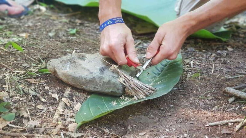 Survival course in the primary forest near Luang Prabang. - Key Points