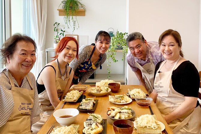 Sushi, Gyoza, Udon, Tempura-Making Experience at Home in Yokohama - Key Points