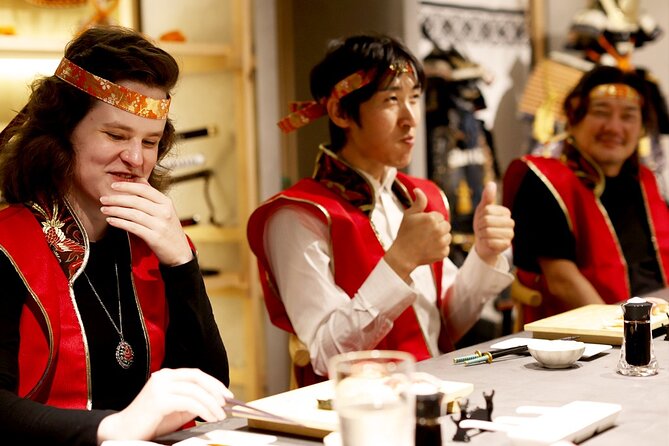Sushi Making in an Interactive Samurai Experience[JIN-ASAKUSA] - Inclusions and Whats Covered in the Activity
