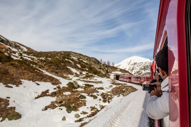 Swiss Alps Bernina Red Train and St.Moritz Tour From Milan - Scenic Features and Attractions