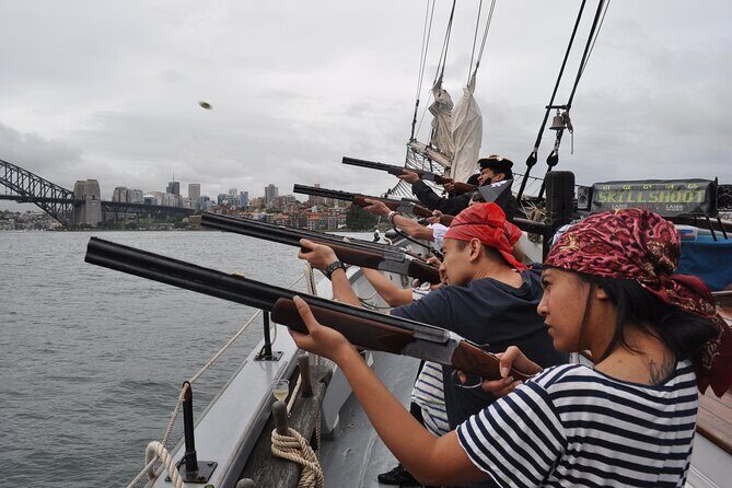 Sydney Harbour Tall Ship Laser Clay Shooting with Mast Climb - Authentic Insights from Past Travelers
