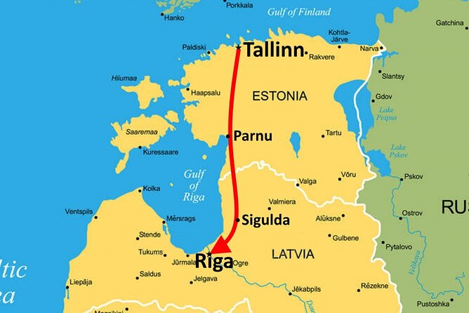 Tallinn to Riga - Sightseeing transfer - Introduction