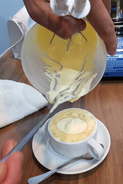 Tam coc Daily Egg Coffee Class - The Value of the Experience