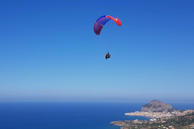 Tandem Paragliding Flight in Cefalù - Breathtaking Aerial Views of Cefalù