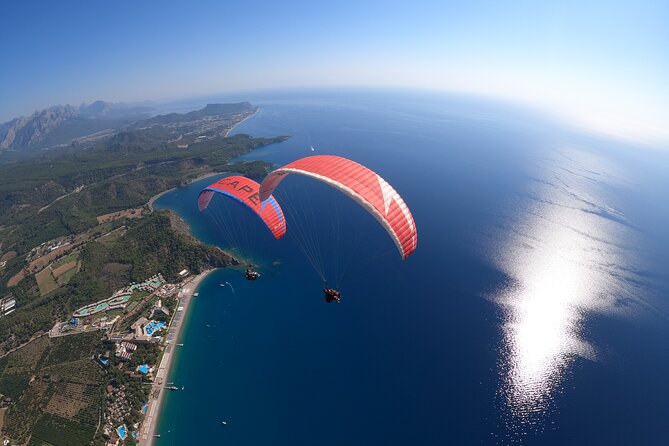 Tandem Paragliding Flight with Cable Car Transfer to Kemer Region - The Value of This Experience