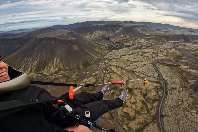 Tandem Paragliding Over the Rugged Lava Fields at Blue Mountains - Gear and Safety Considerations