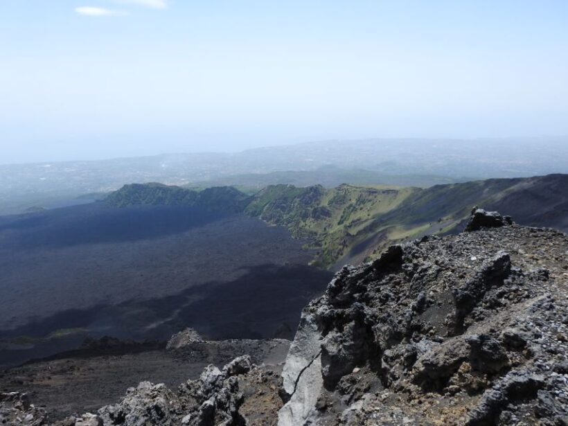 Taormina and Catania: Private guided Etna hike by cable car - The Return Journey