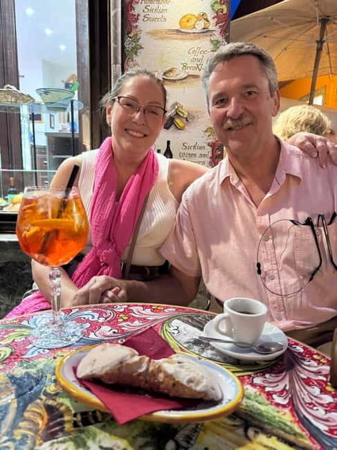 Taormina: exclusive tour with food, drinks, and sunset, pick-up from Catania - Key Points
