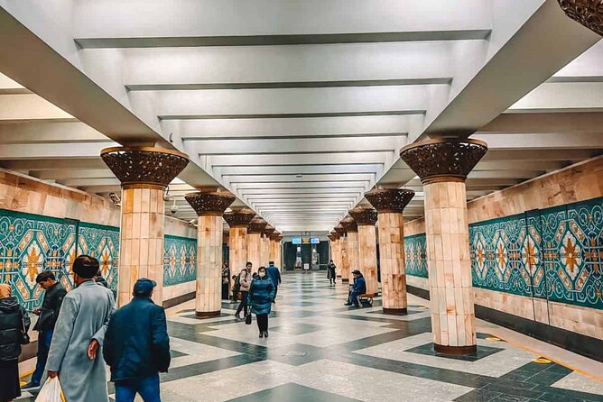 Tashkent Soviet Architecture (Modernism) and Subway station tour. - Visiting the Courage Monument and Public Squares