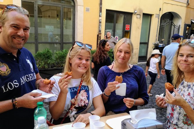 Taste of Rome: Food Tour With Local Guide - Enjoying Wine and Snacks During the Tour