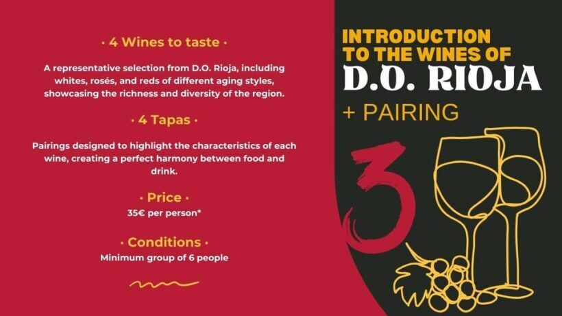 Tasting "Introduction to Wines of D.O. Rioja" + Pairing - A Closer Look at the Experience