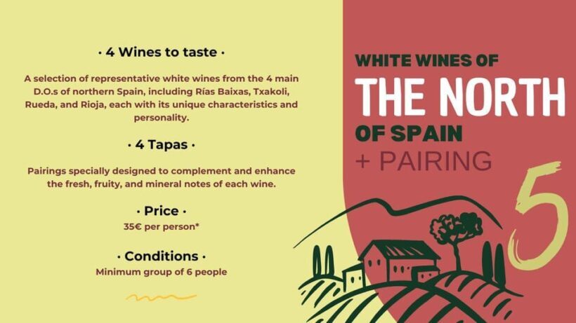 Tasting: Northern Spain White Wines + Pairing - Key Points