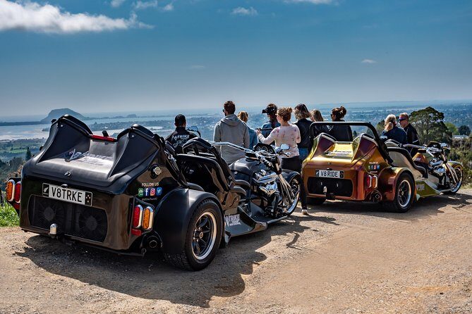 TAURANGA SHORE EXCURSION: Epic 25 min V8 Trike tour of Mt Maunganui & Tauranga - Key Points