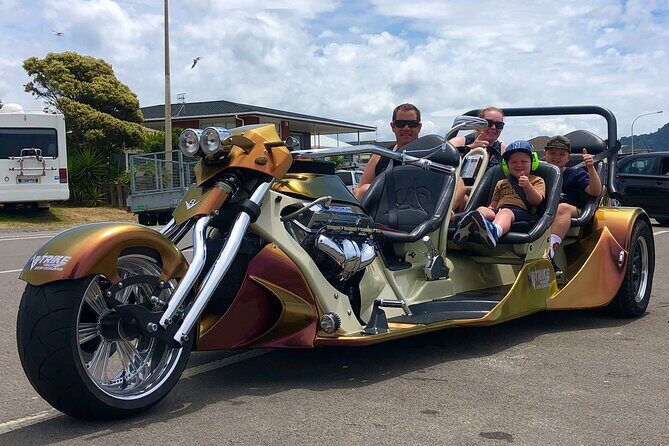 TAURANGA SHORE EXCURSION: V8 TRIKE - 1.5 hour City Sites - FAQ