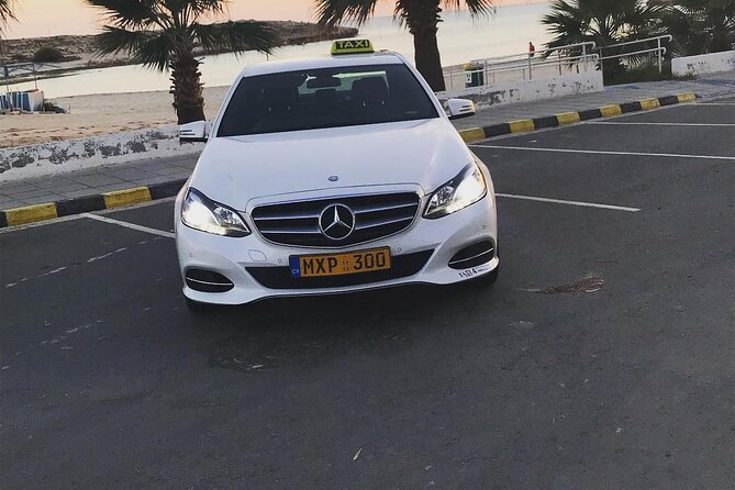 Taxi transfer from LCA airport to Ayia Napa or Ayia Napa to LCA airport - The Sum Up
