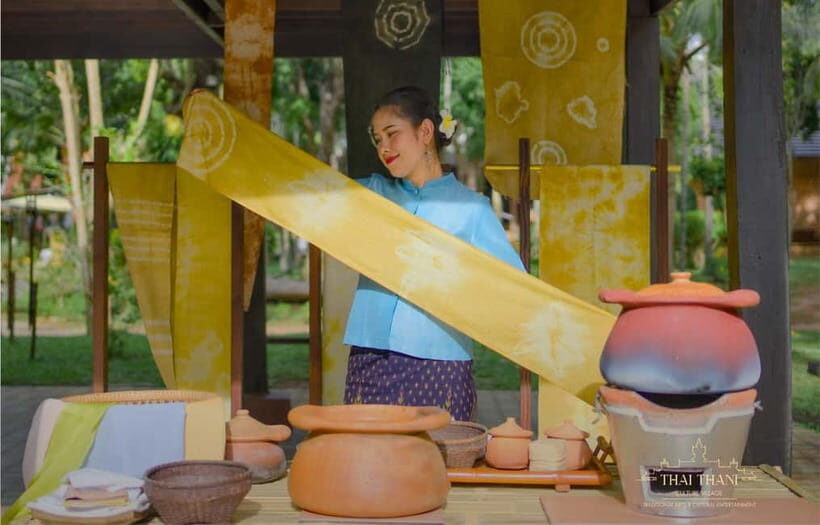 Thai Thani Cultural Village: Eco Tie-Dye Printing Workshop - Key Points